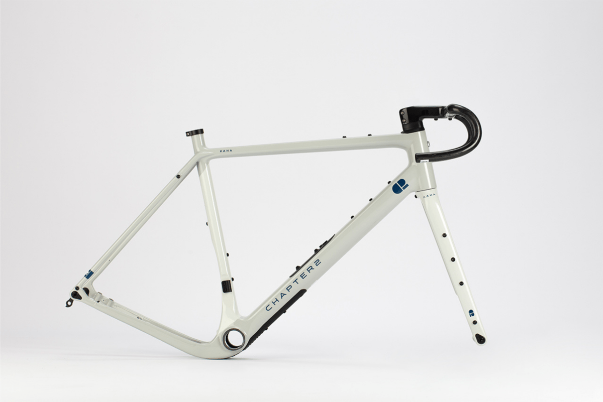 CHAPTER2 KAHA FRAMESET(DISC BRAKE) GLOSSY BLACK (TUAURIURI) - Gravel R ...